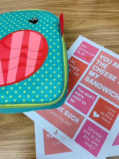 20 Free Printable Valentine Lunch Box Notes for Your Child's Lunch