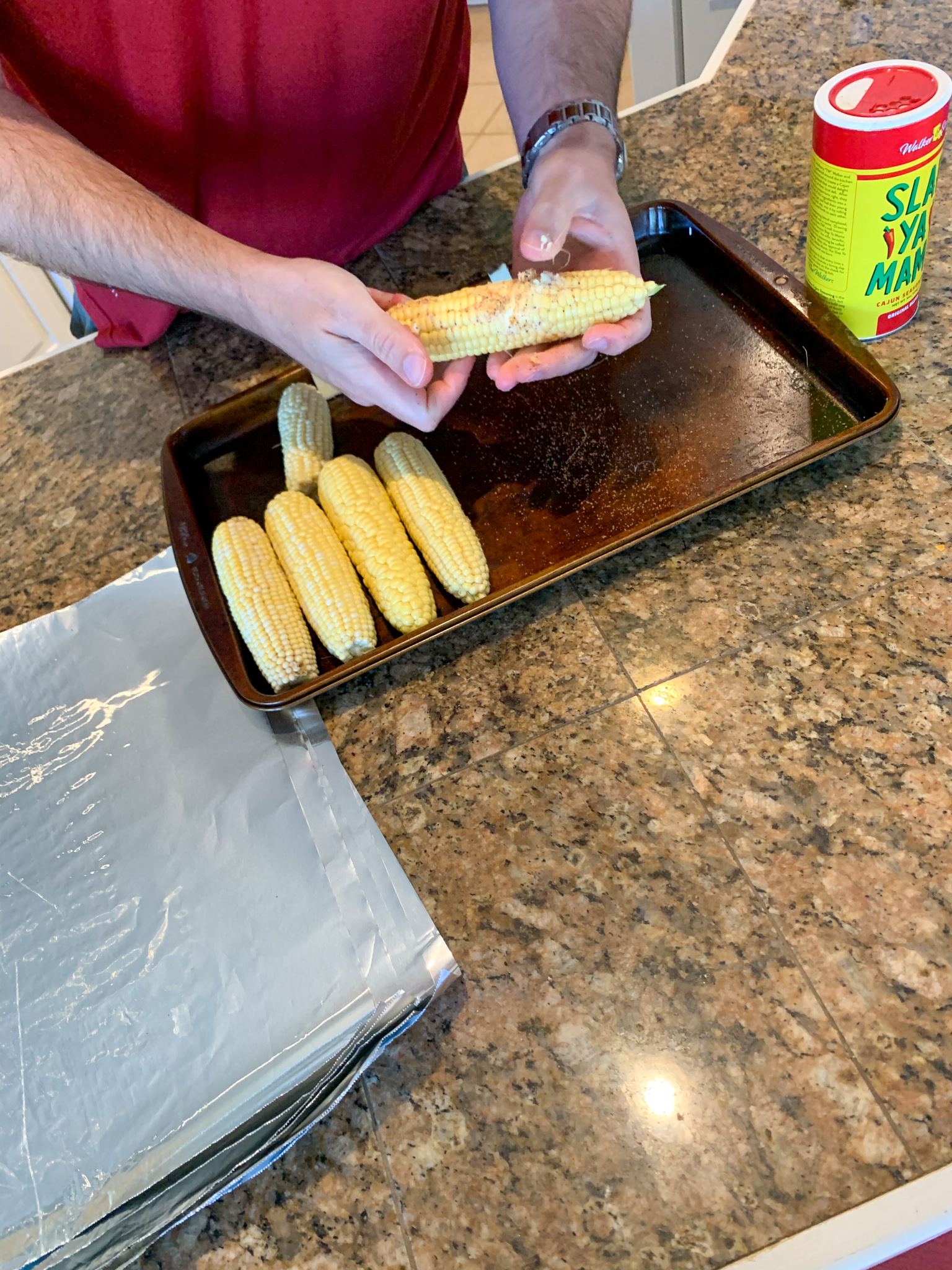 The Best Spicy Corn on the Cob Grilled in Foil