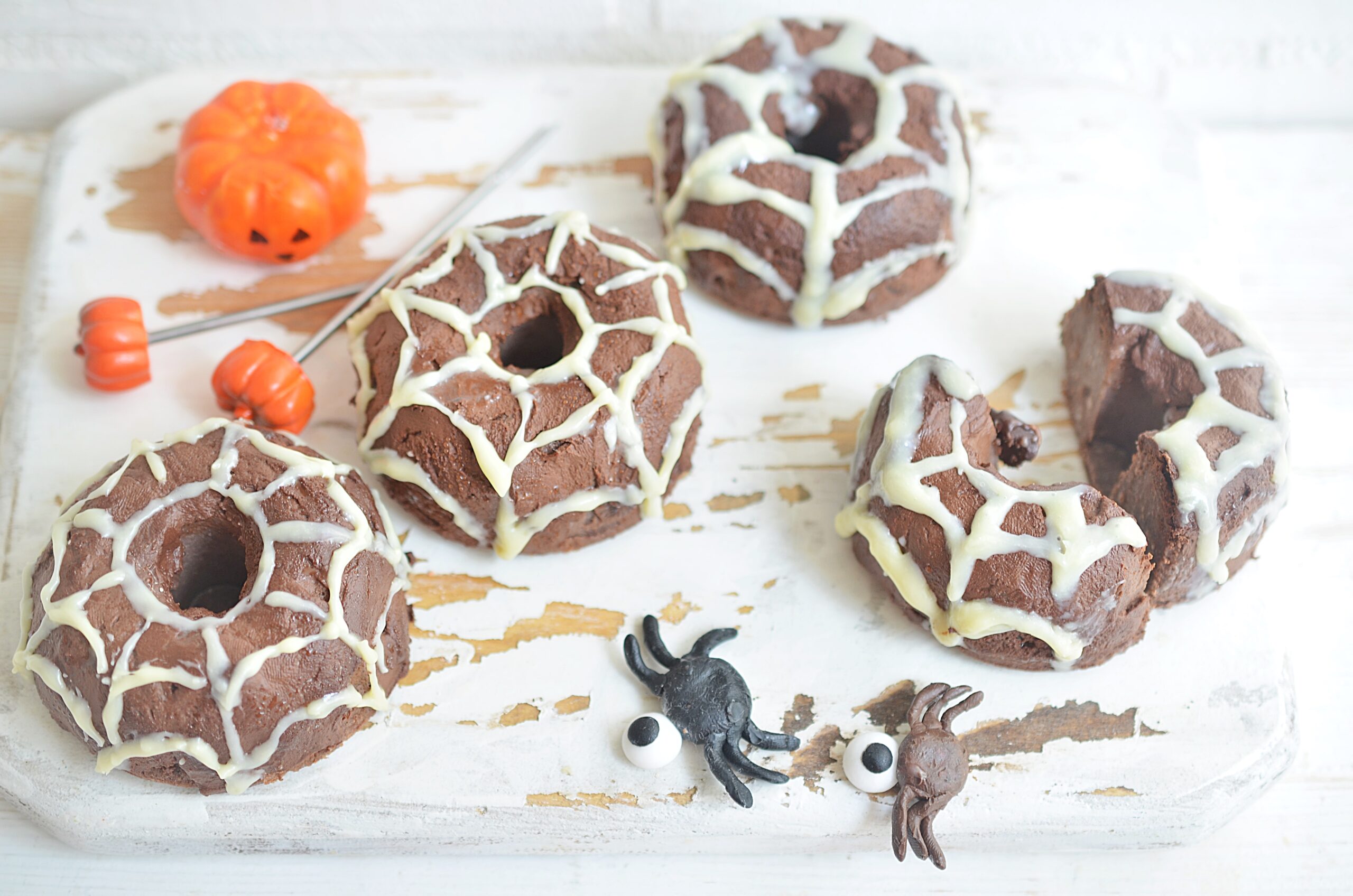 Easy Spider Donuts for Halloween with Store-Bought Donuts