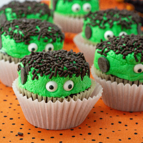 Make Frankenstein Cupcakes for an Electrifying Halloween